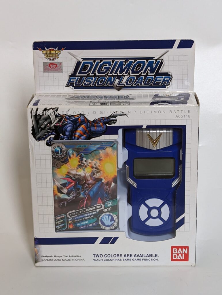 Bandai Digimon Fusion Loader Blue Flare Digivice Xros Wars Greymon ...