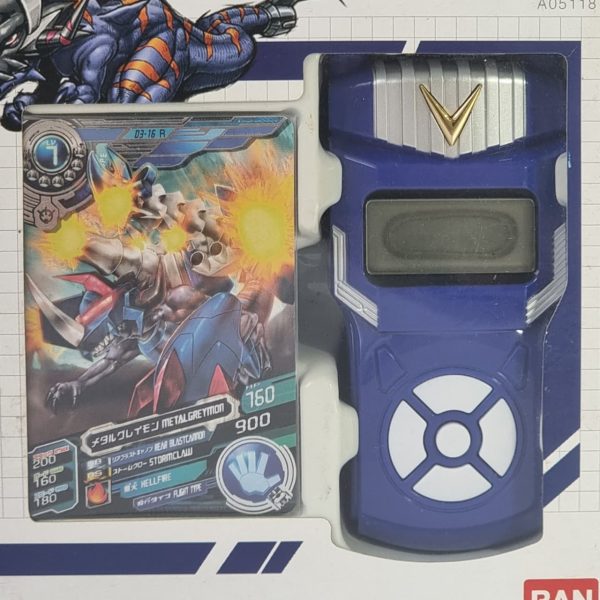 Bandai Digimon Fusion Loader Blue Flare Digivice Xros Wars Greymon ...